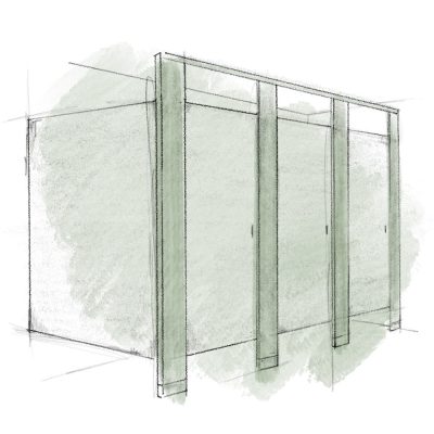 Headrail-Braced Partitions | Solid Partitions